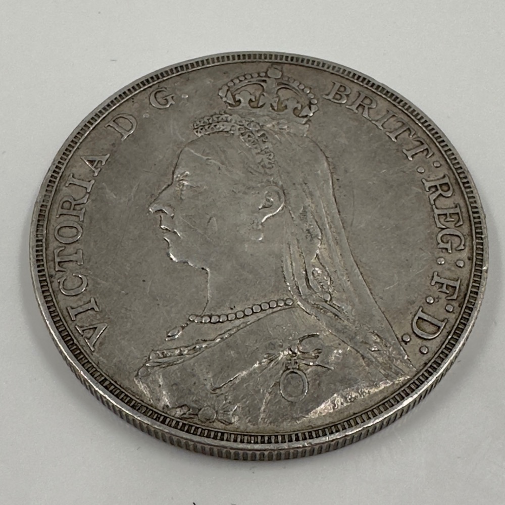 Pre-owned ANTIQUE 1889 VICTORIA D.G. BRITT:REG:F:D: SILVER COIN - 28 ...